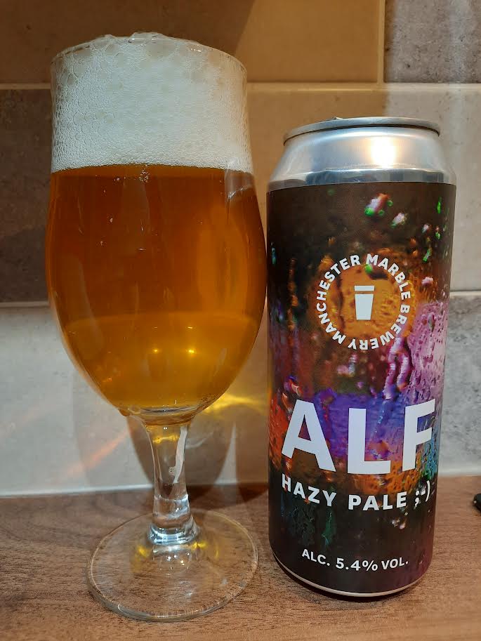 Marble Beers Ltd – ALF Hazy Pale (5.4% ABV) – The|Eternal|Hoptimitsts