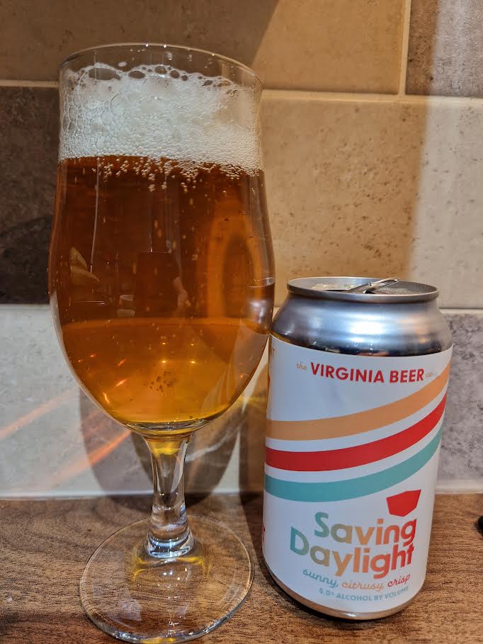 Virginia Beer co – Saving Daylight (5% ABV) – The|Eternal|Hoptimitsts