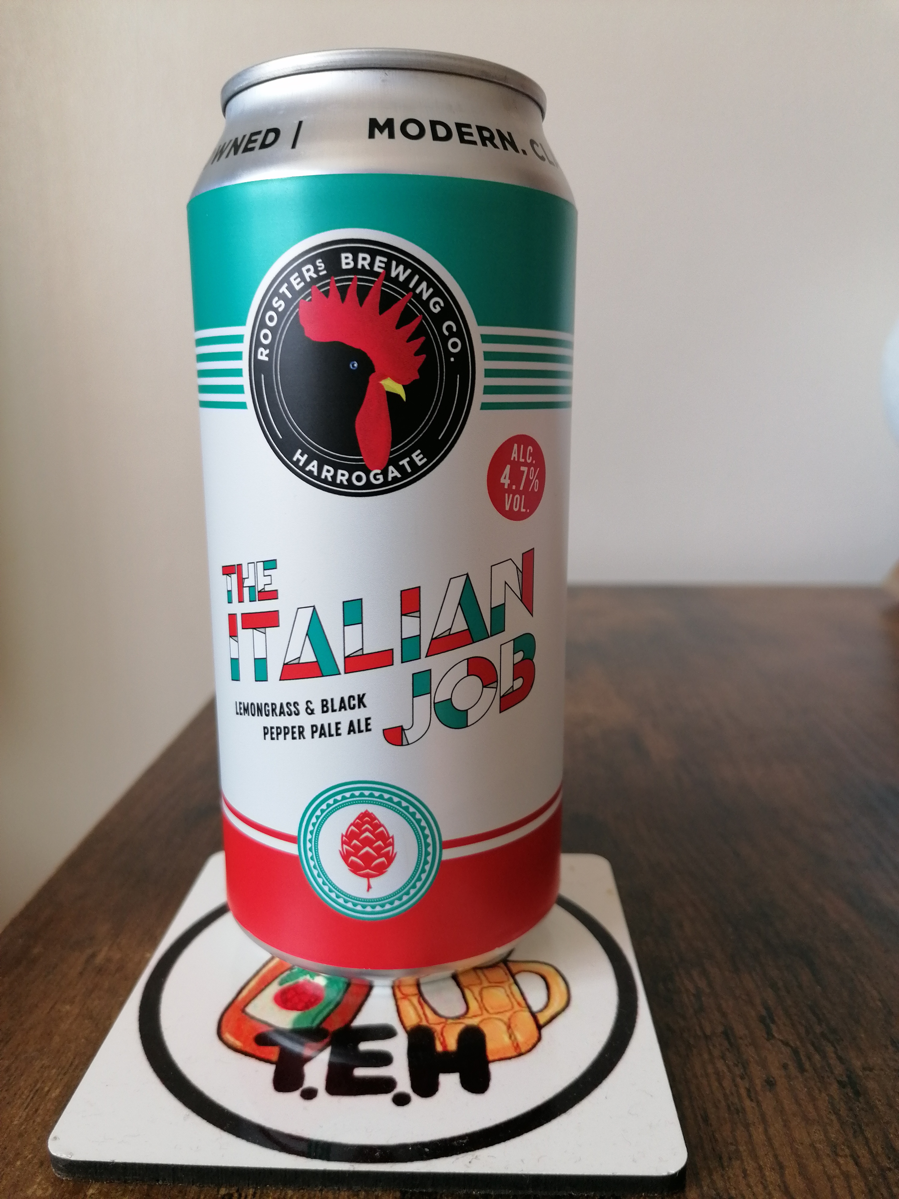 Roosters Brewing Co x Birrifico Italiano – The Italian Job Lemongrass ...