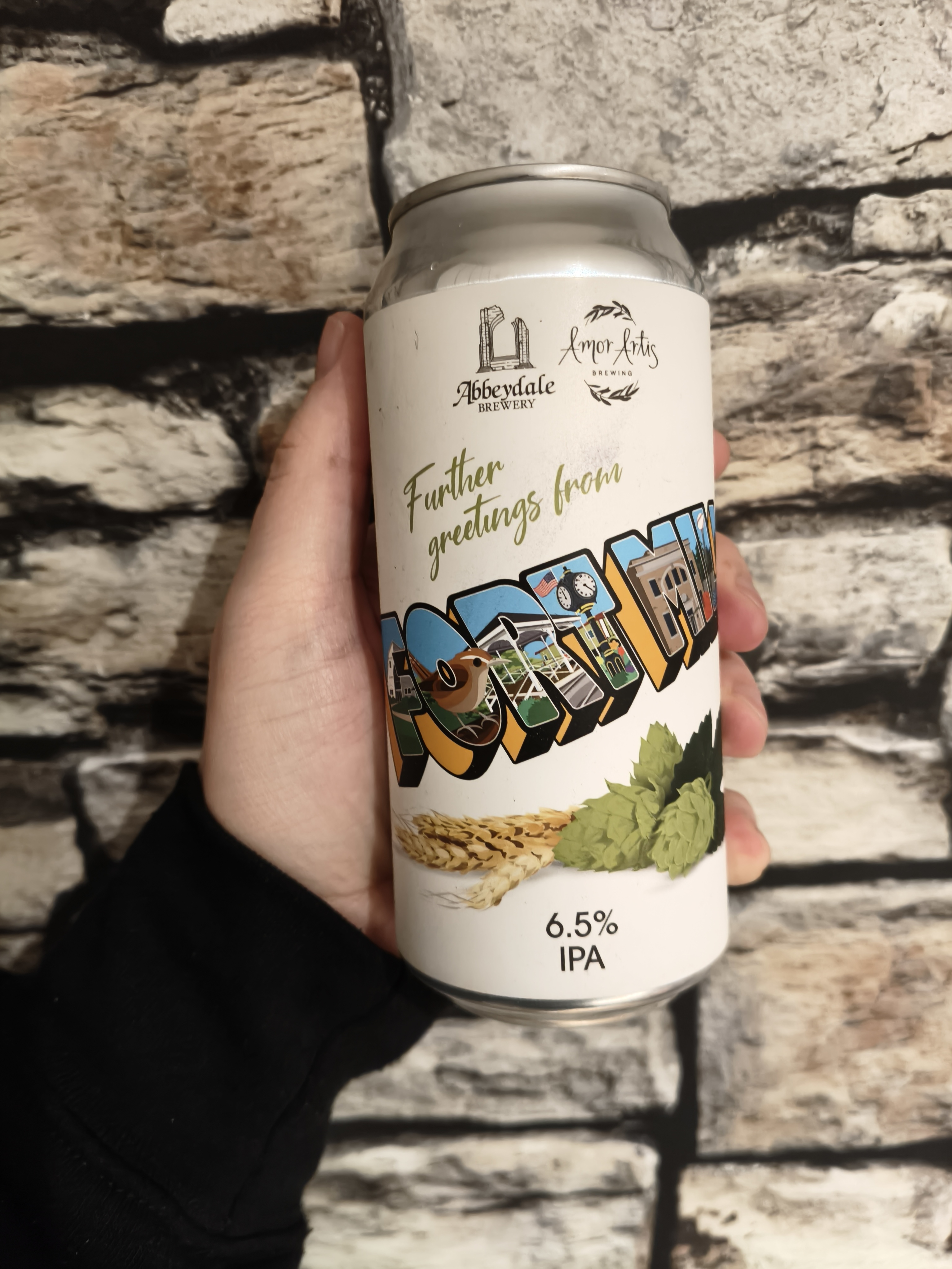 Abbeydale Brewery X Amor Artis Brewing : Fort Mill, IPA (6.5% ABV ...