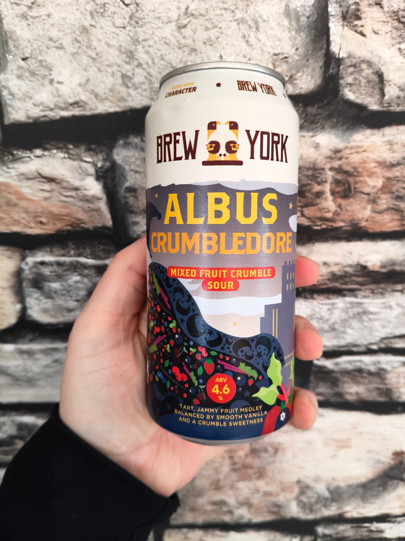 Brew York – Albus Crumbledore, mixed fruit crumble sour (4.6% ABV ...